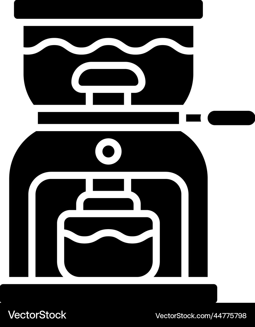 Coffee grinder icon shop related Royalty Free Vector Image
