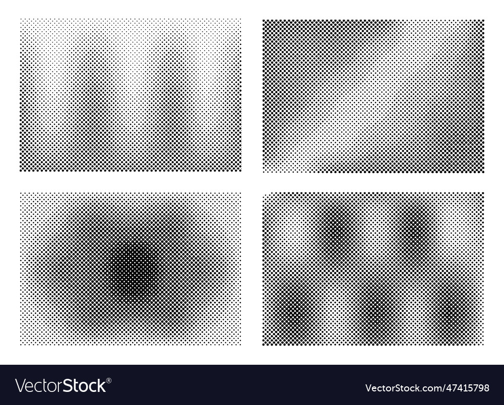 Halftone gradient background grid horizontal Vector Image