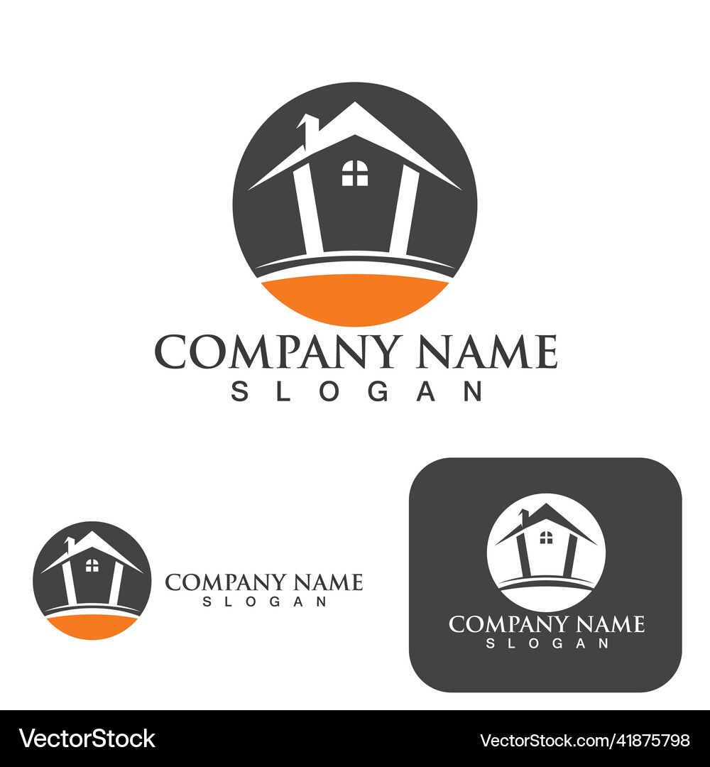 House logo and symbol image Royalty Free Vector Image