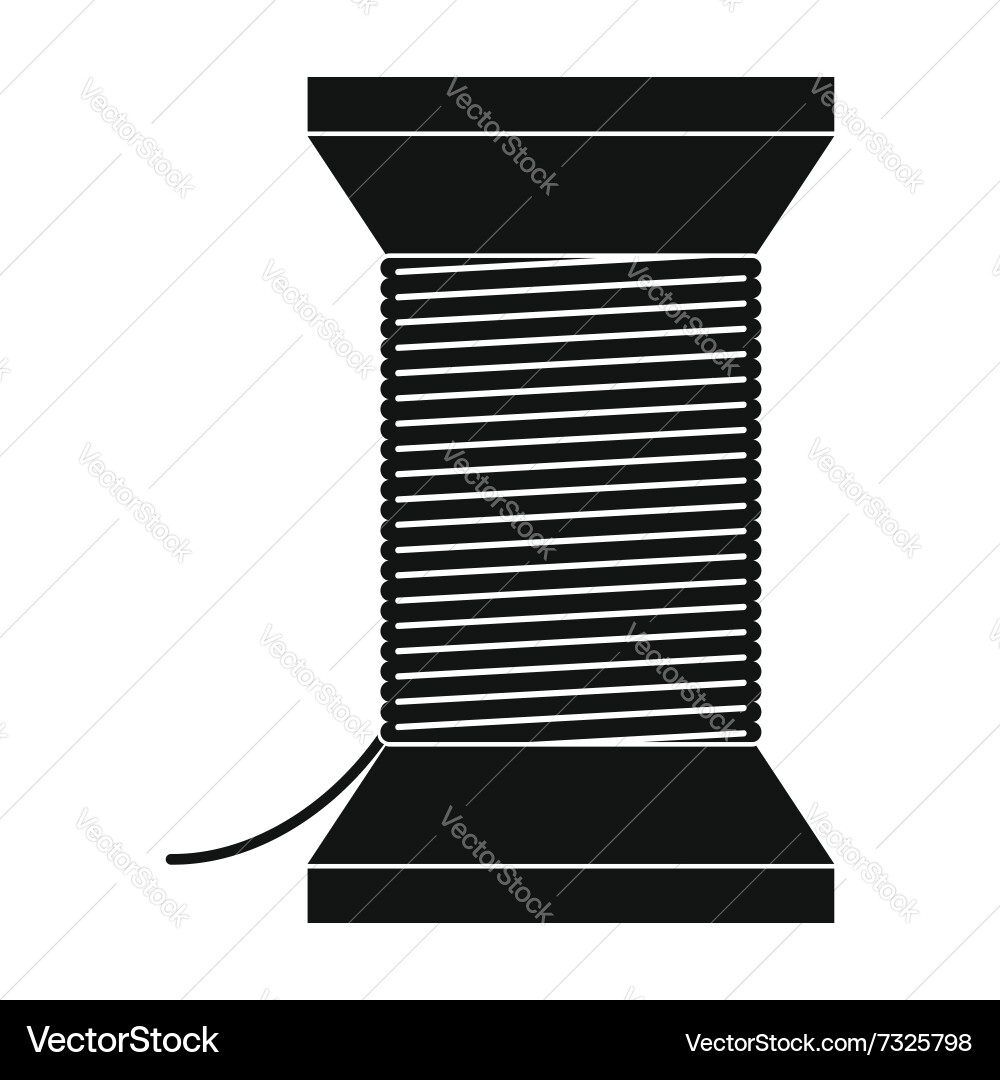 Thread bobbin icon Royalty Free Vector Image - VectorStock