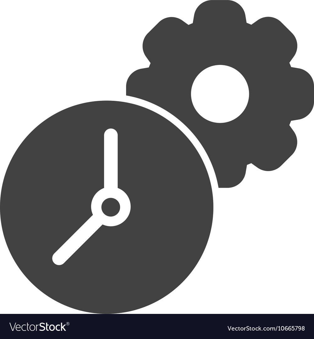 Time settings Royalty Free Vector Image - VectorStock