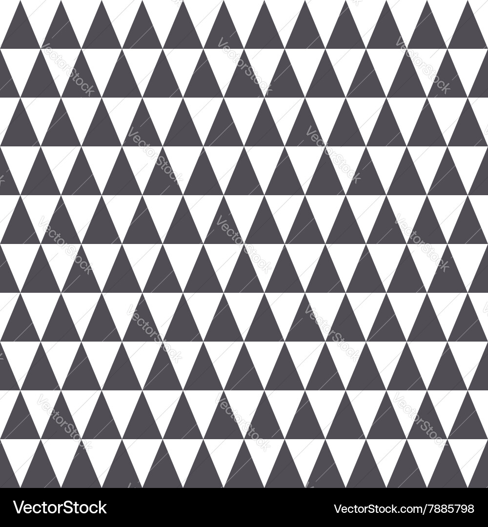 Triangle geometric seamless pattern Royalty Free Vector