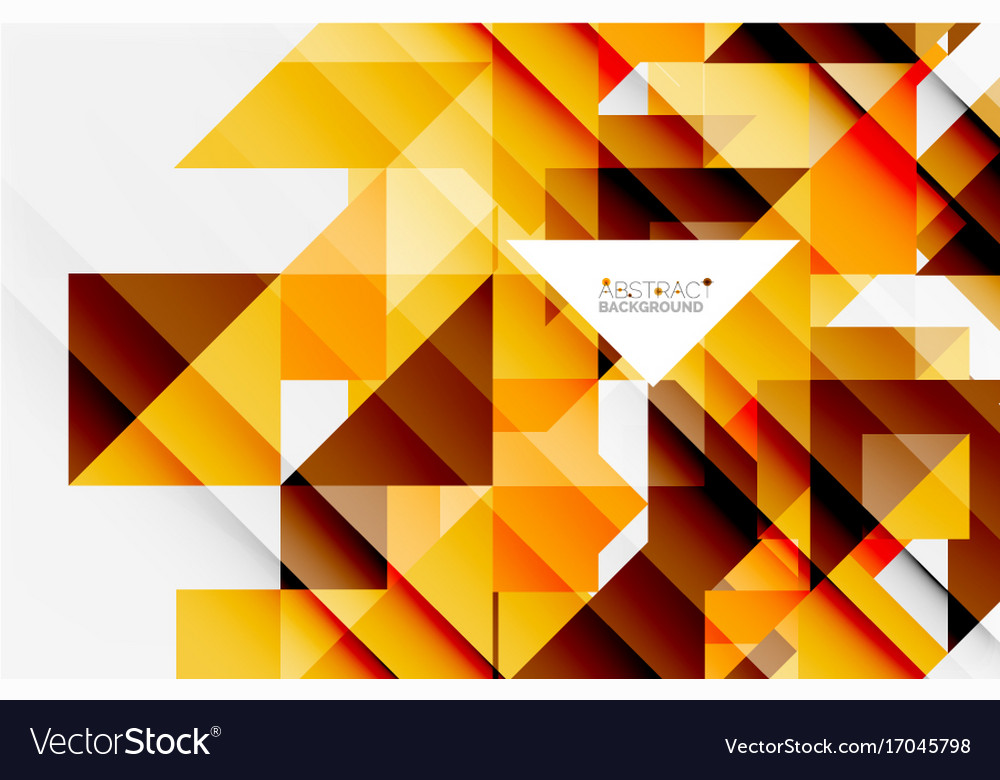 Triangle pattern design background Royalty Free Vector Image