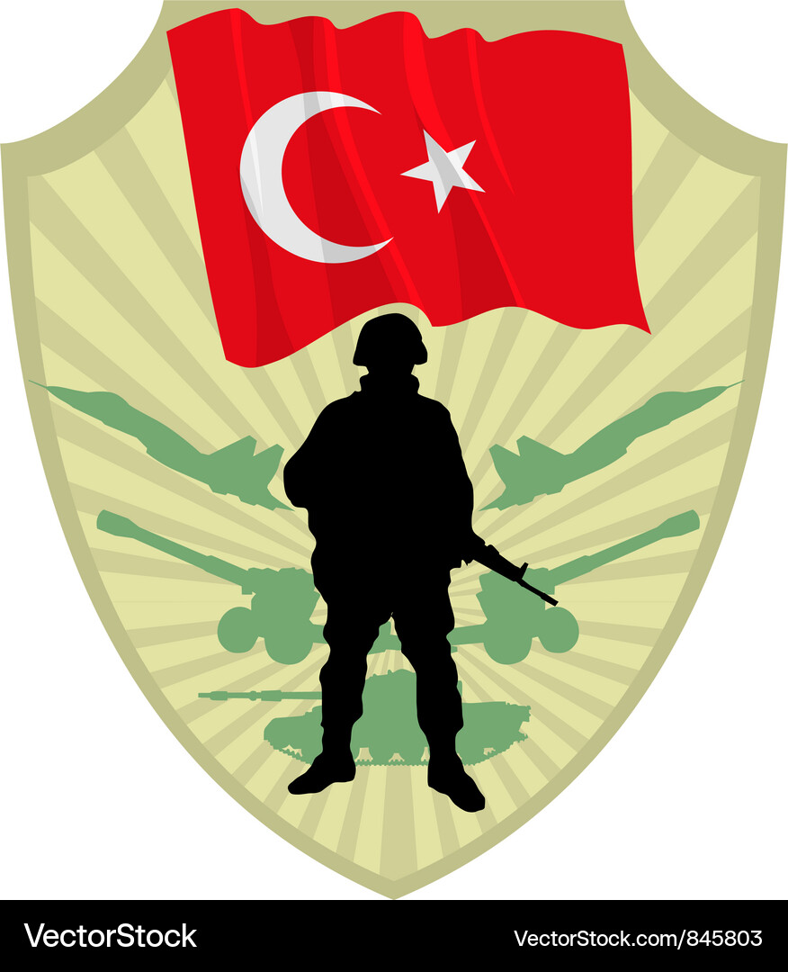 Army of turkey Royalty Free Vector Image - VectorStock