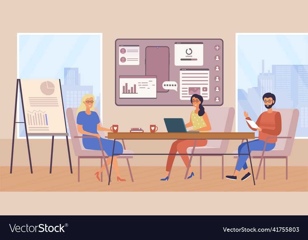 Business brainstorming concept Royalty Free Vector Image