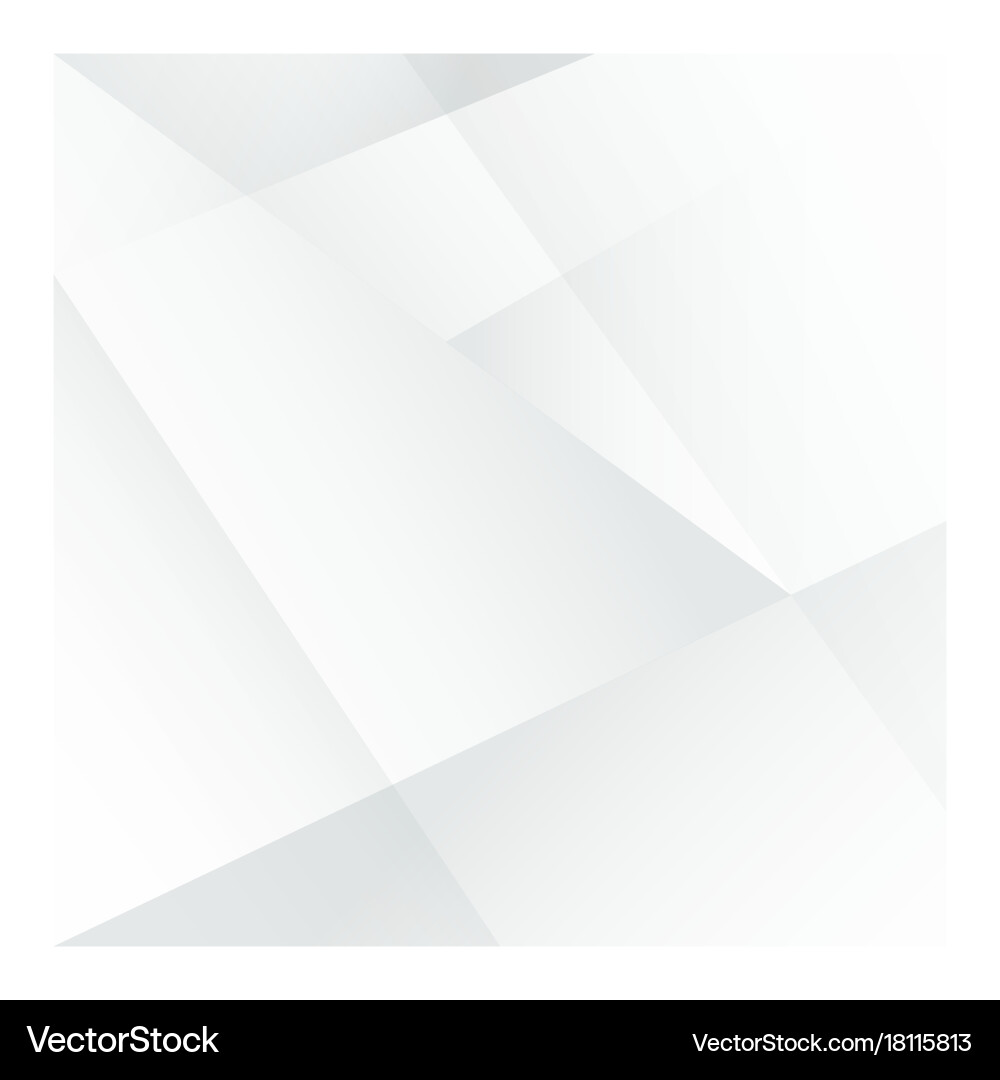 Abstract geometric white and gray gradients Vector Image