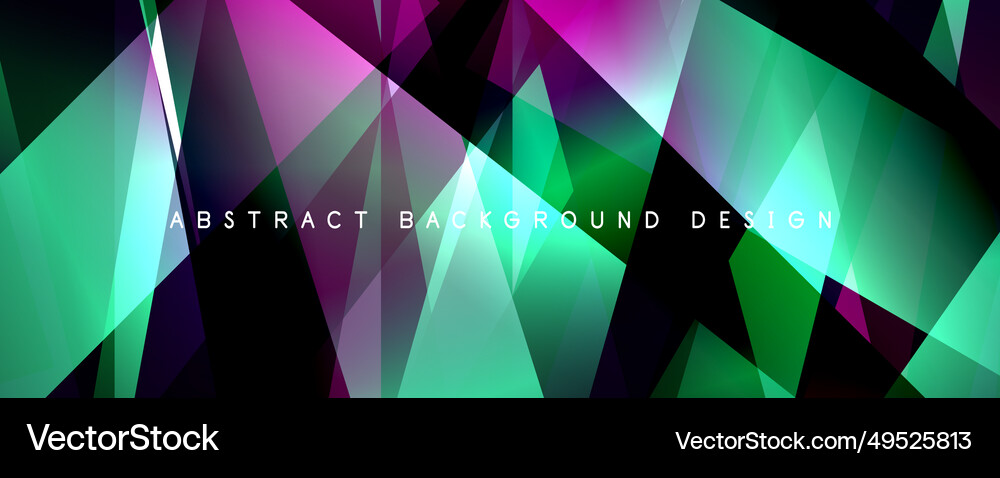 Breaking glass background kaleidoscope effect Vector Image
