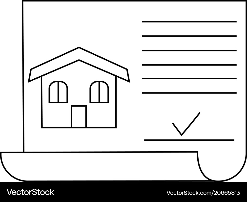 Buying home symbol Royalty Free Vector Image - VectorStock
