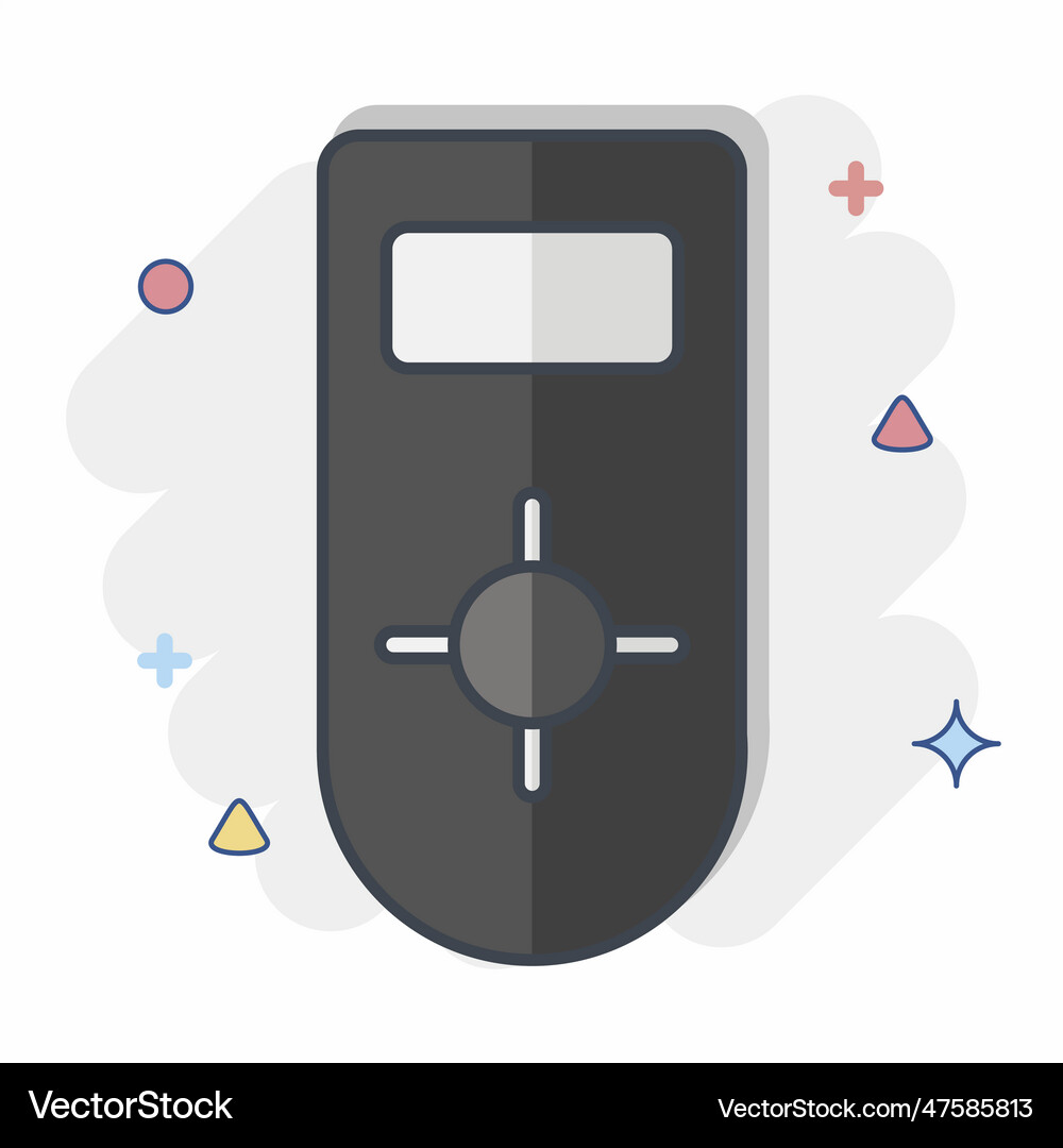 Icon remote control 2 related to air conditioning Vector Image