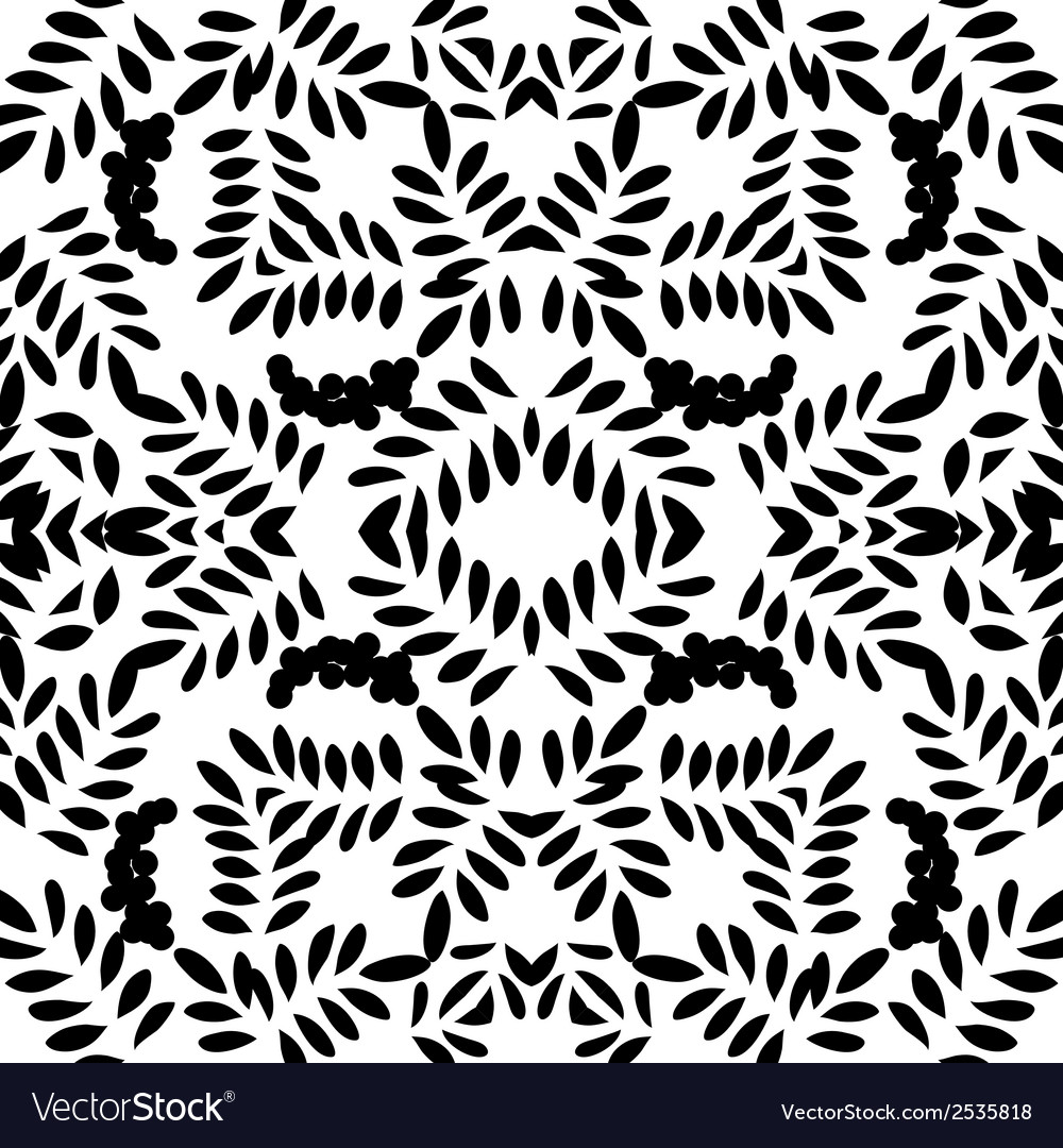 Abstract seamless floral background Royalty Free Vector