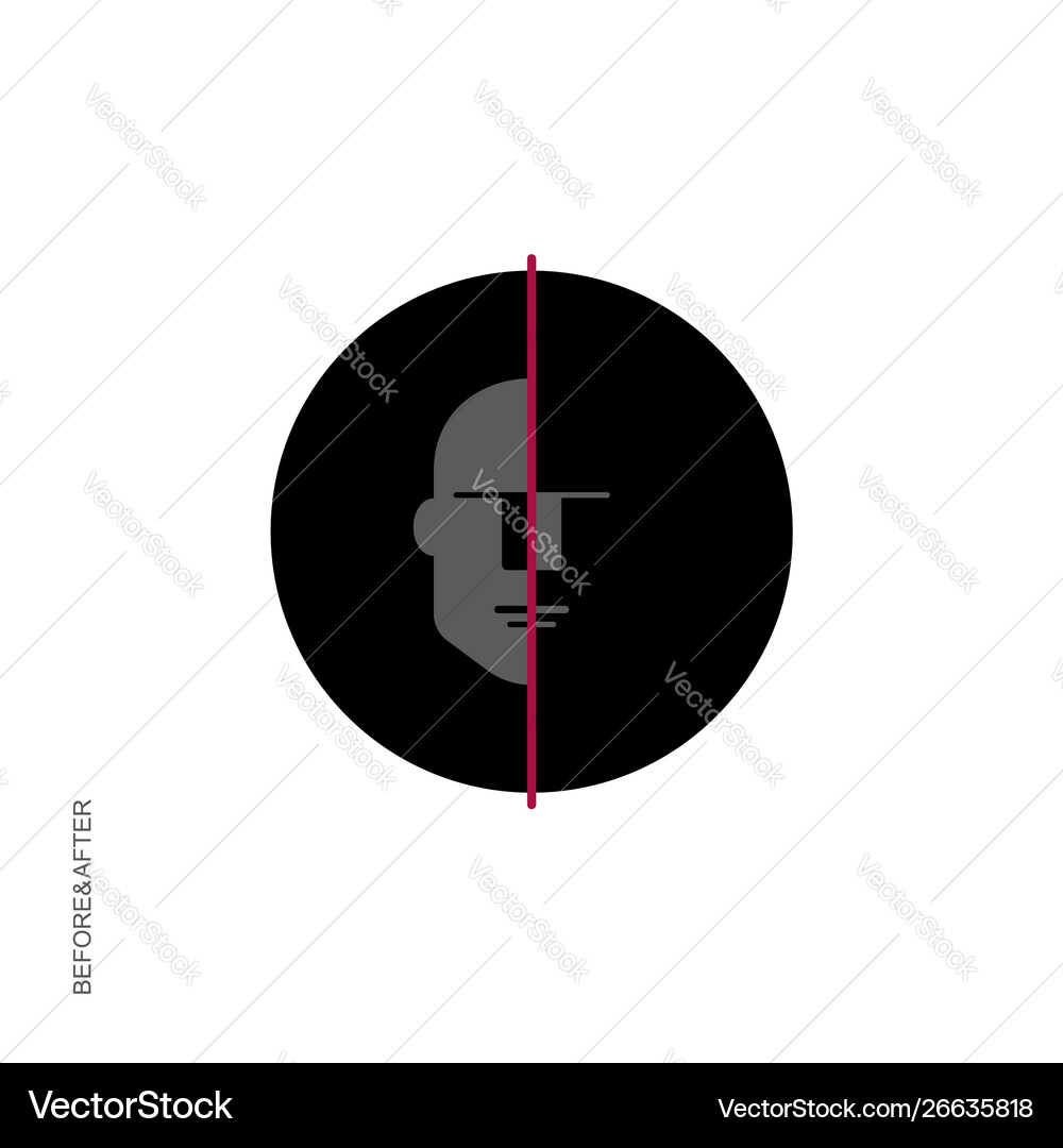 Plate human black Royalty Free Vector Image - VectorStock