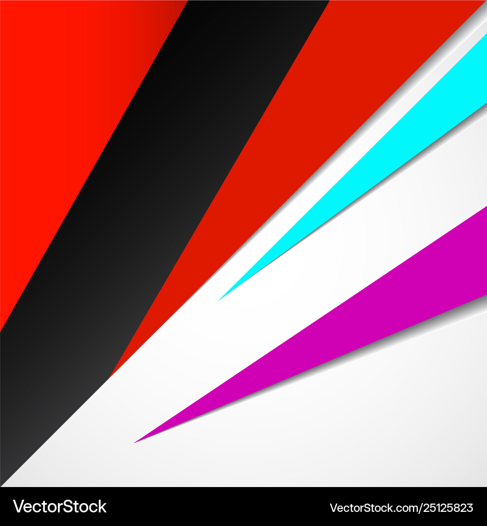 Abstract background colorful geometric lines Vector Image