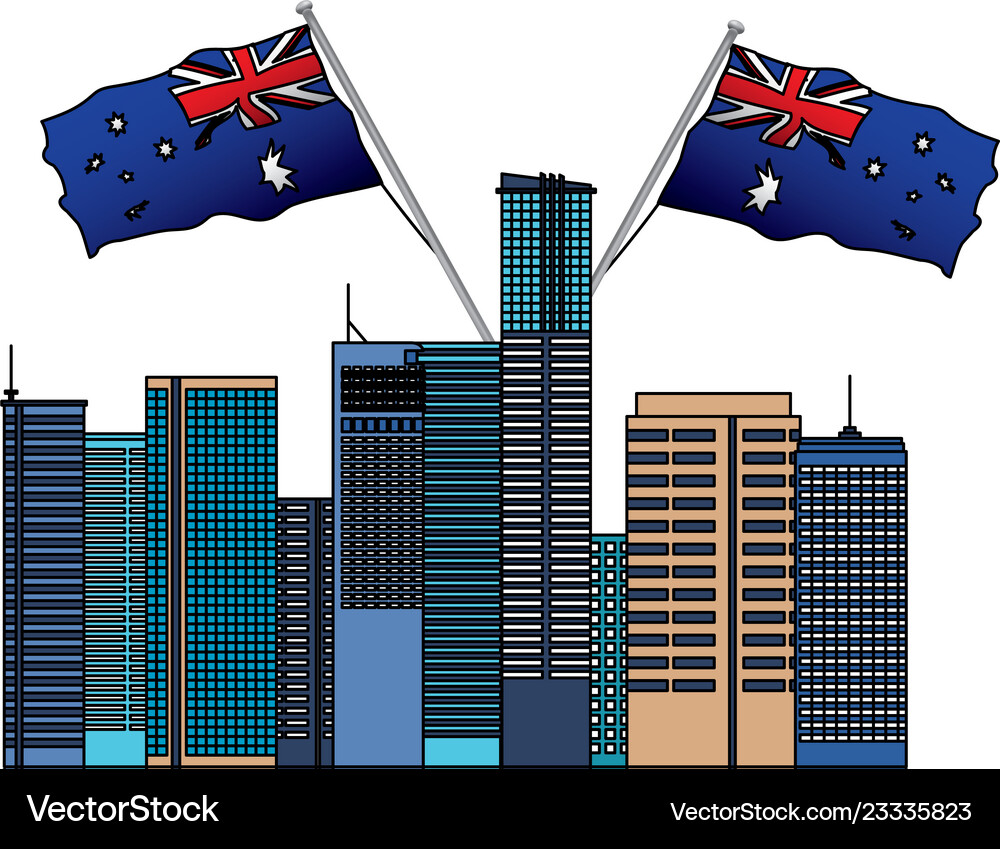 Melbourne Australia Flag