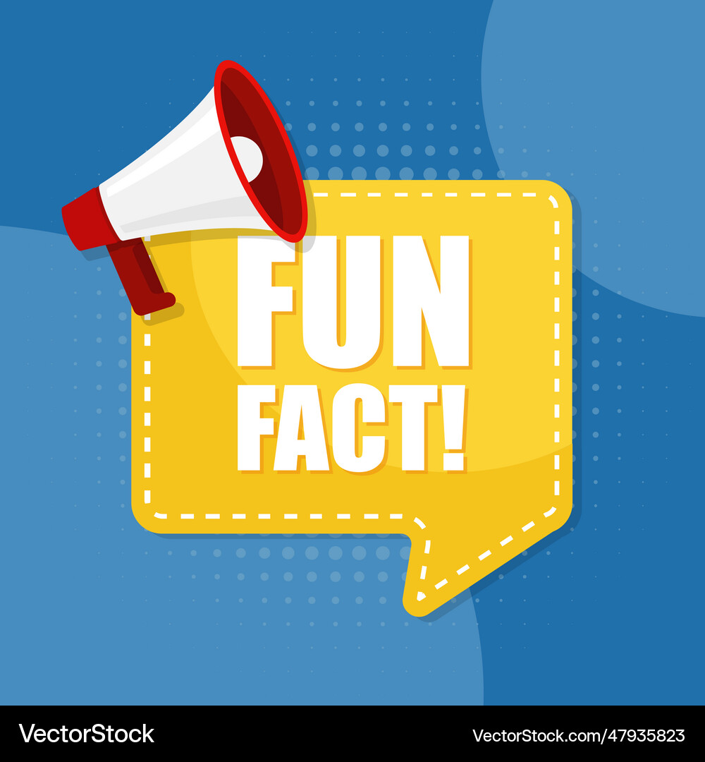 Banner facts sign Royalty Free Vector Image - VectorStock