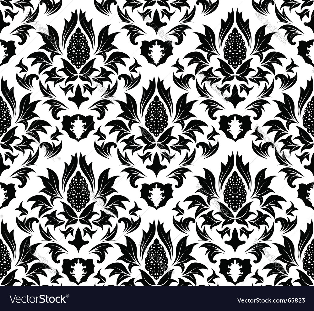 Damask background Royalty Free Vector Image - VectorStock