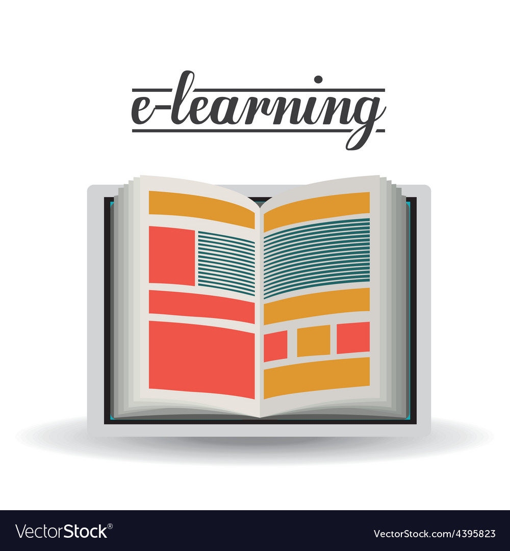 E-learning design Royalty Free Vector Image - VectorStock