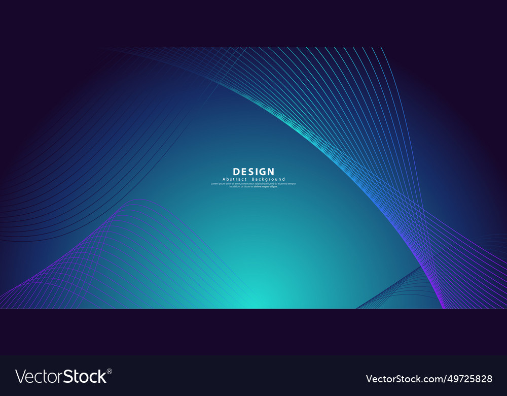 Abstract technology backgrounds by wave lines Vector Image