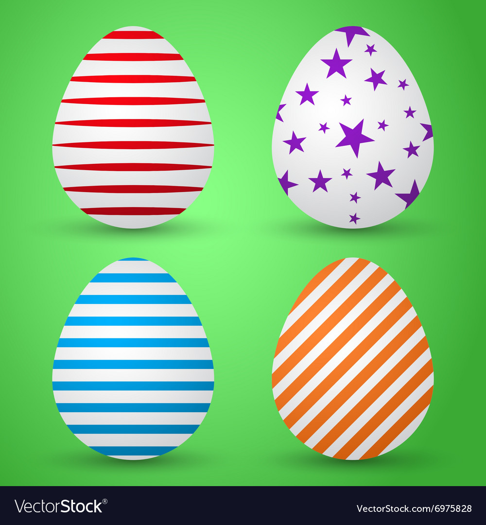 Background colored eggs Royalty Free Vector Image