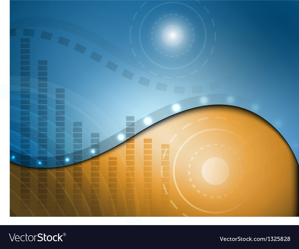 Techno background Royalty Free Vector Image - VectorStock