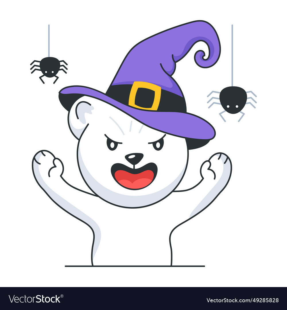 Wizard bear Royalty Free Vector Image - VectorStock