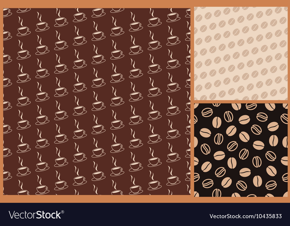 Coffee cup pattern Royalty Free Vector Image - VectorStock
