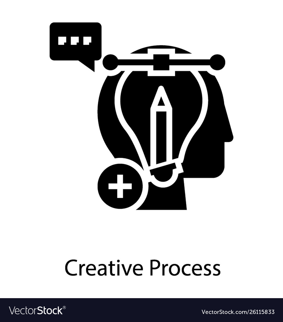Creative process Royalty Free Vector Image - VectorStock