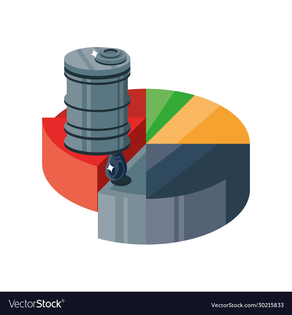 Crude oil price decrease oil prices dropping Vector Image