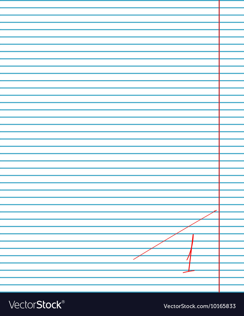 Exercise book Royalty Free Vector Image - VectorStock