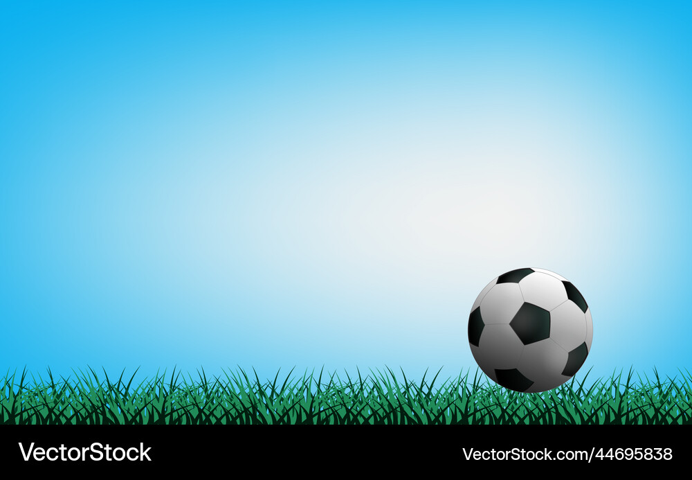 Football background minimal Royalty Free Vector Image