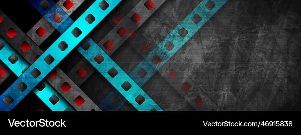 Grunge geometry design with abstract stripes Vector Image