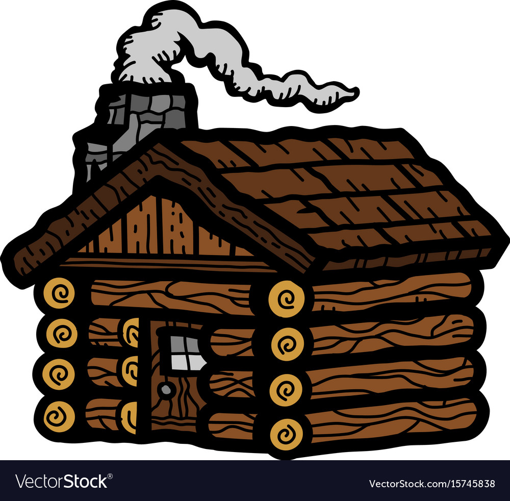 Log cabin Royalty Free Vector Image - VectorStock