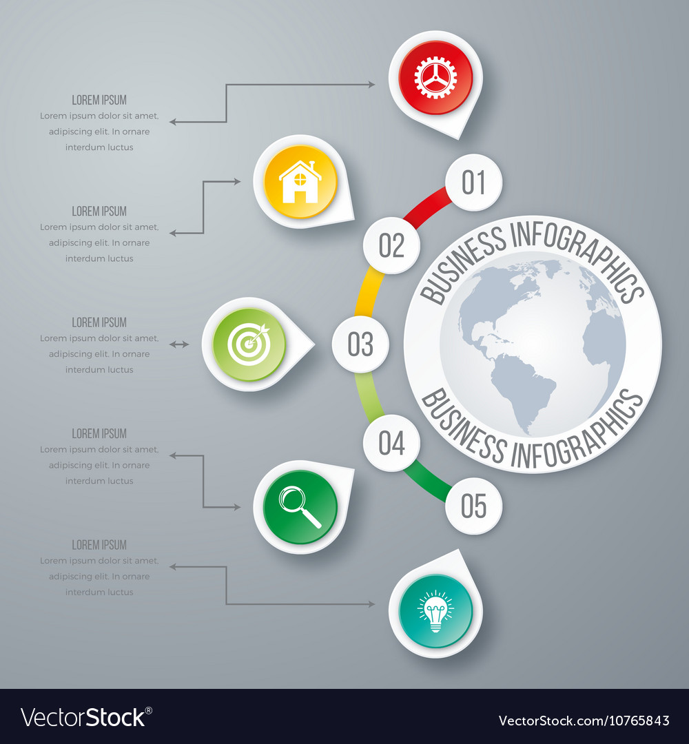 Infographic Royalty Free Vector Image - VectorStock