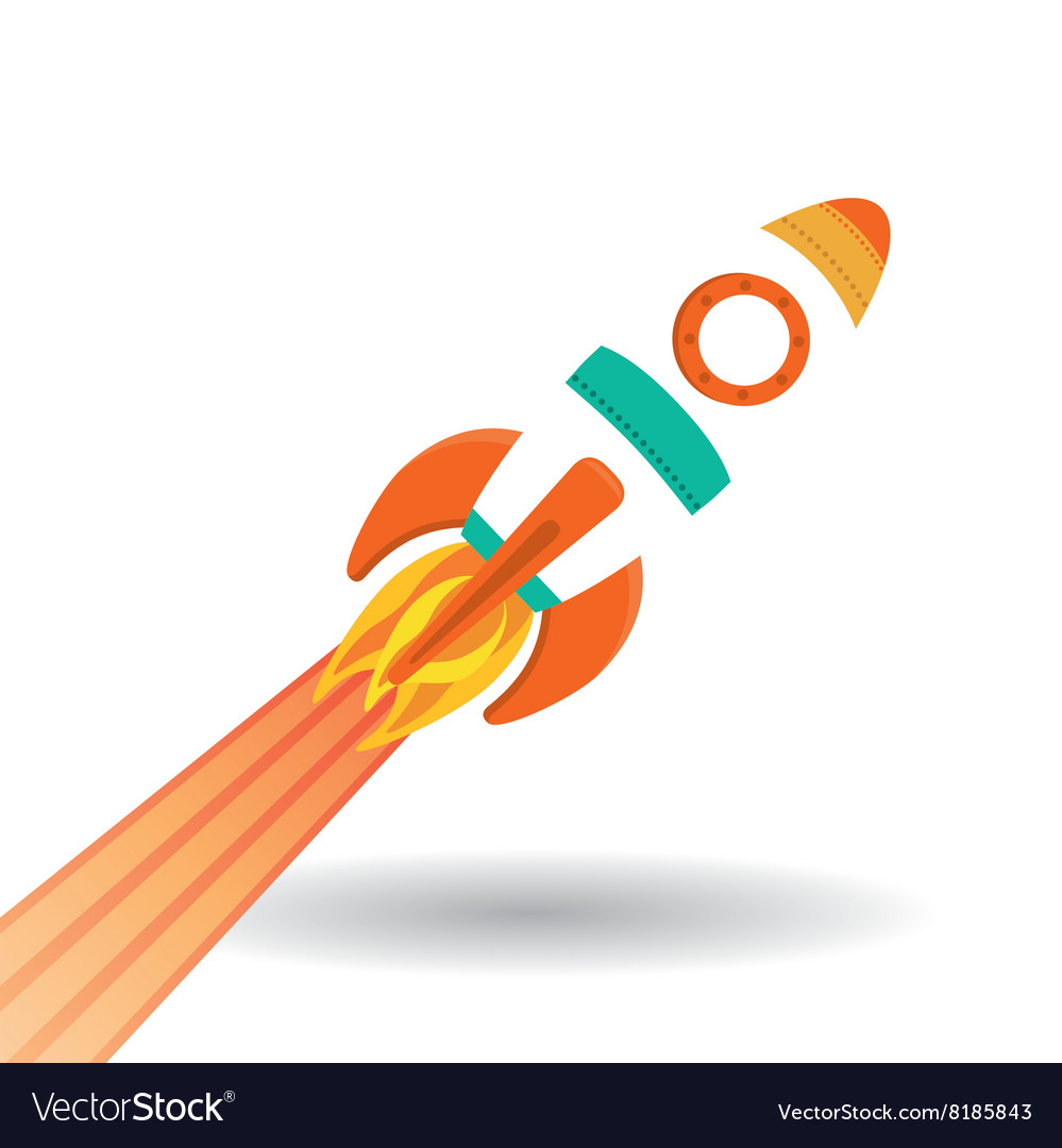 Rocket icon design Royalty Free Vector Image - VectorStock