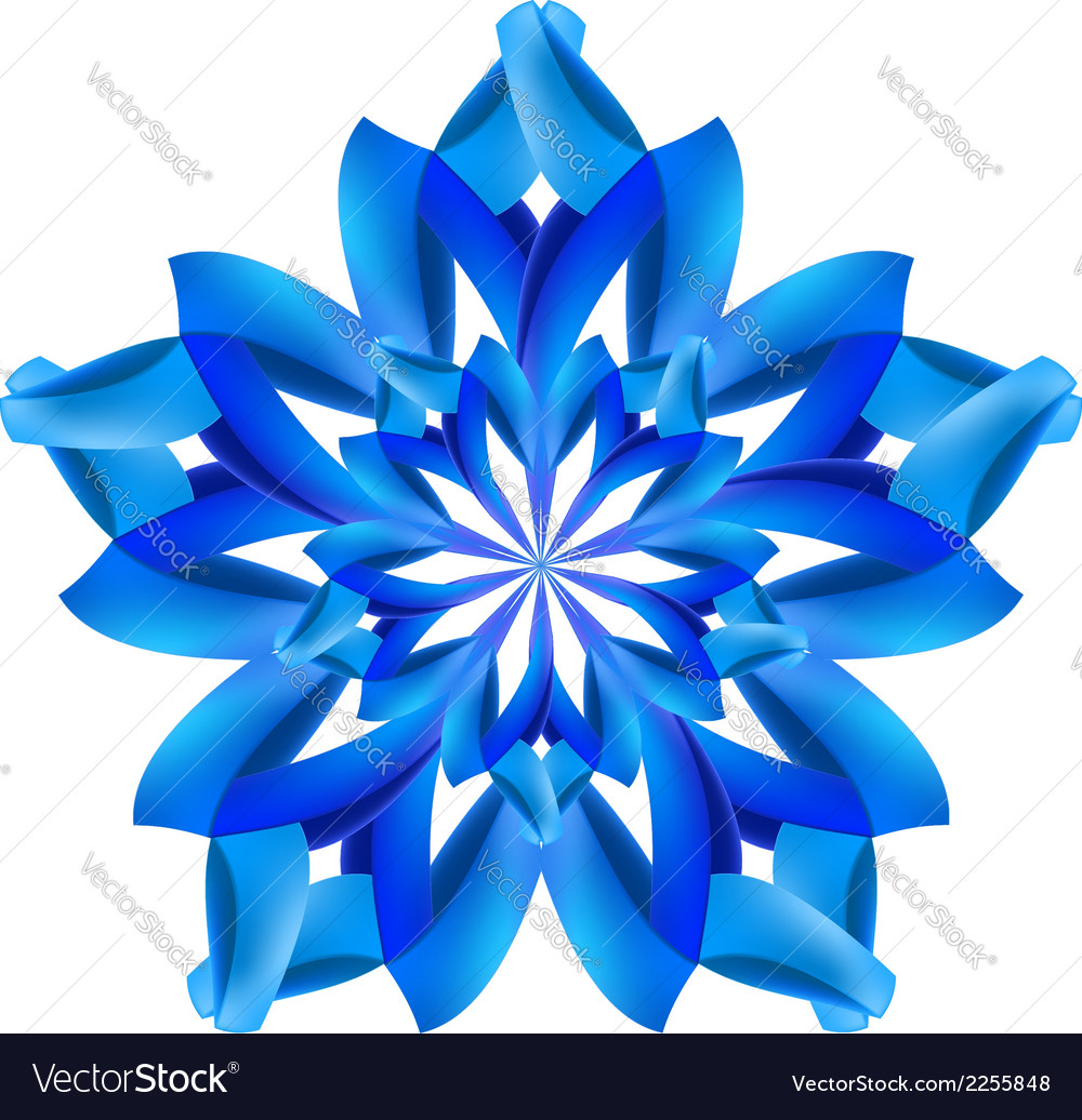 Abstract blue pattern Royalty Free Vector Image