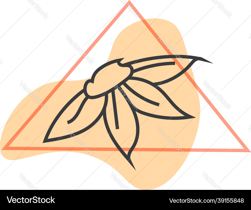 Cute sunflower icon on white background Royalty Free Vector