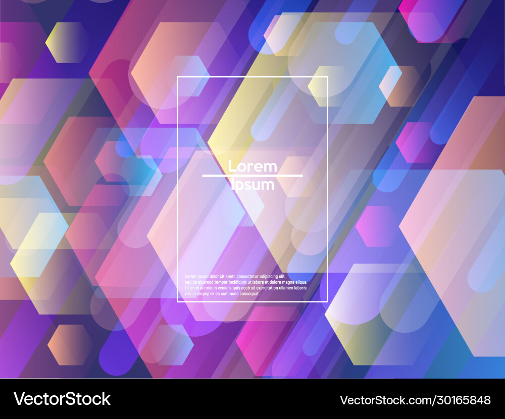 Modern style abstraction with composition made of Vector Image