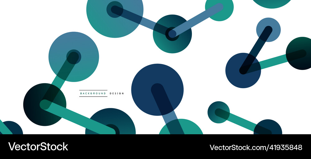 Network concept abstract background dots Vector Image