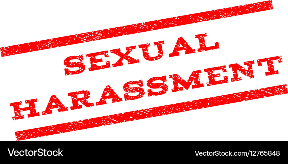 Sexual harassment watermark stamp Royalty Free Vector Image