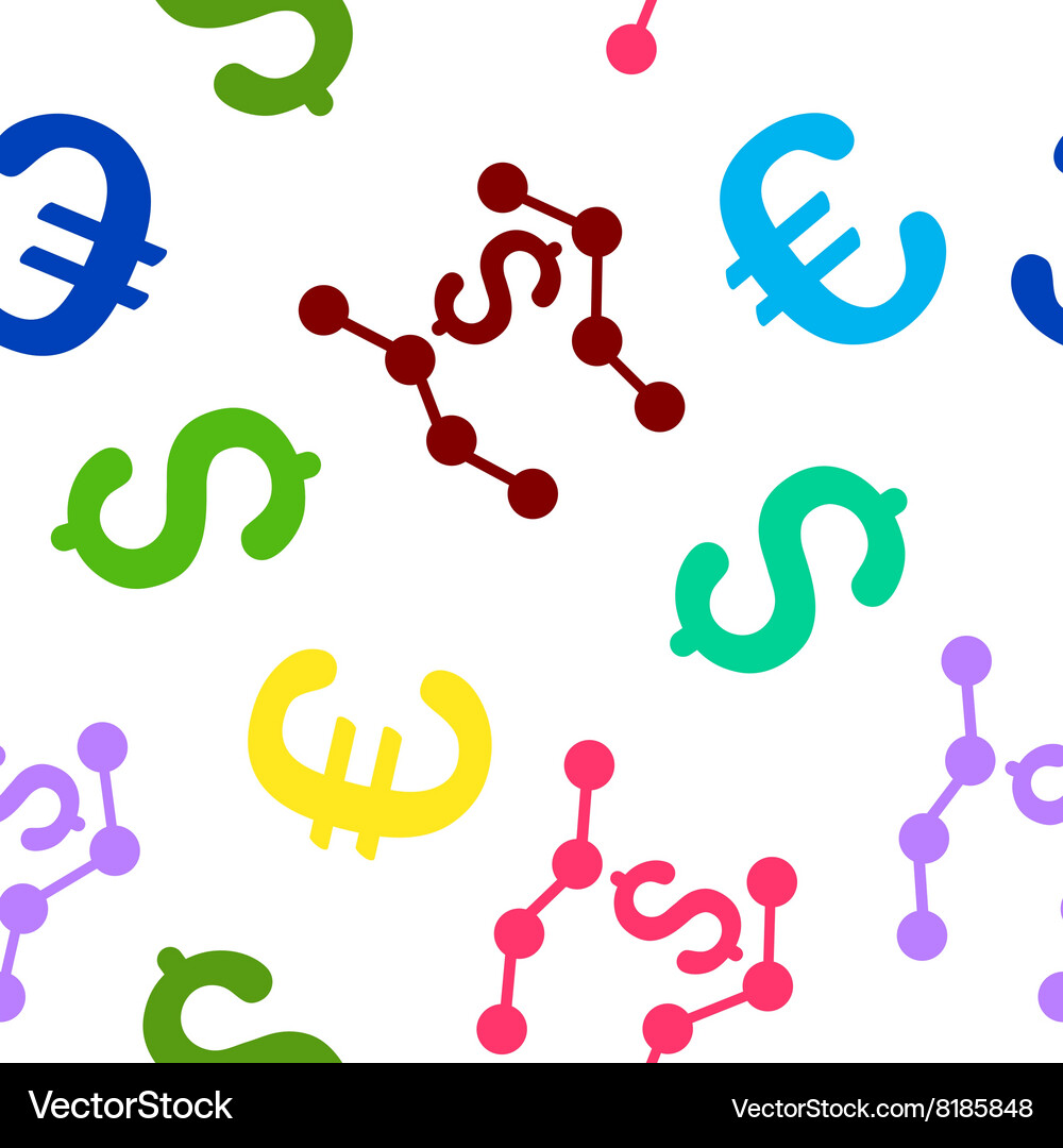 Trends seamless flat pattern Royalty Free Vector Image