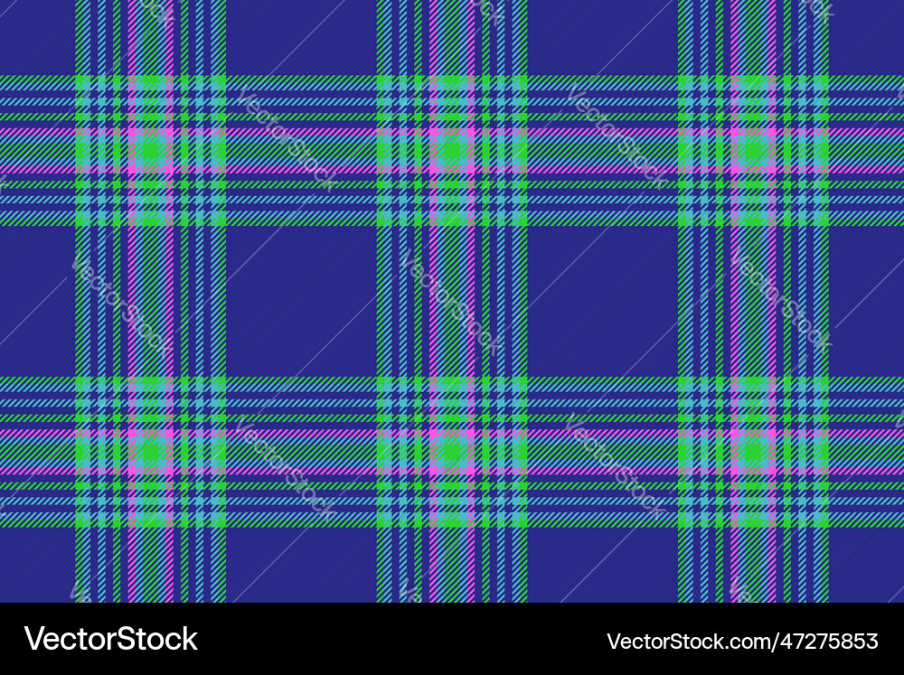Check plaid texture of seamless background Vector Image