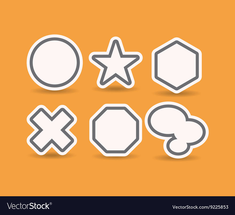 Geometric objects Royalty Free Vector Image - VectorStock