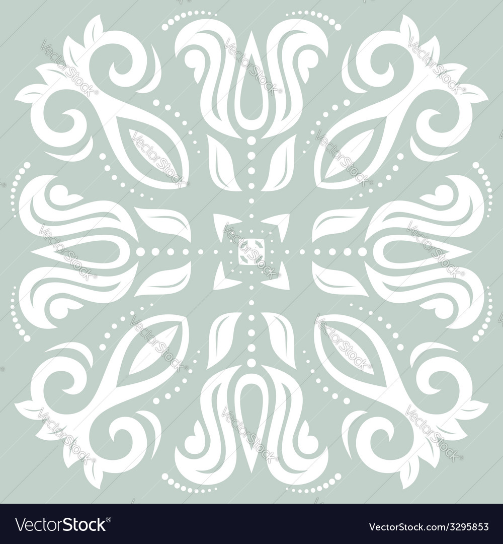 Orient pattern abstract background Royalty Free Vector Image