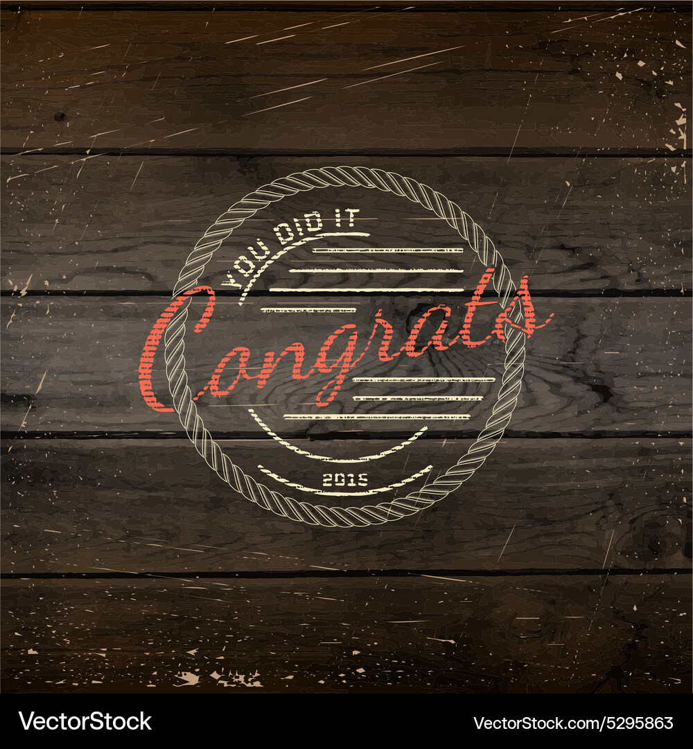 Congratulation badges cards and labels for any use