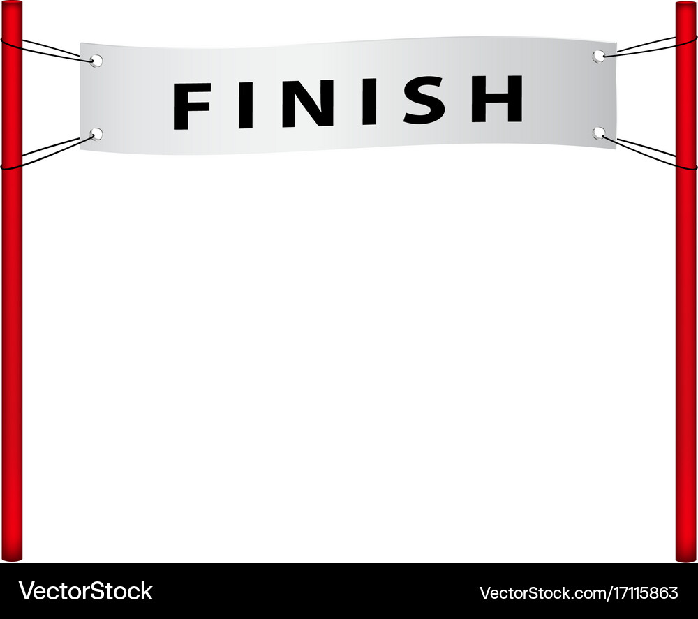 Finish flag in retro design Royalty Free Vector Image