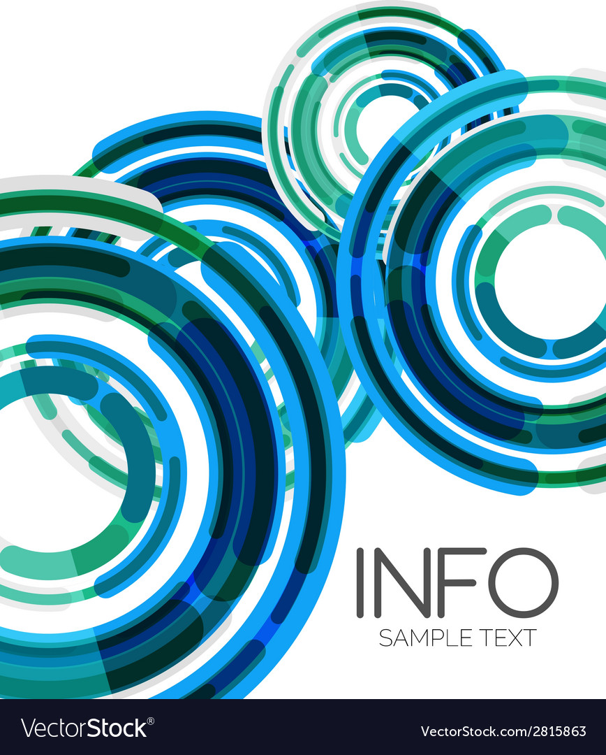 Futuristic design elements hi-tech layout Vector Image