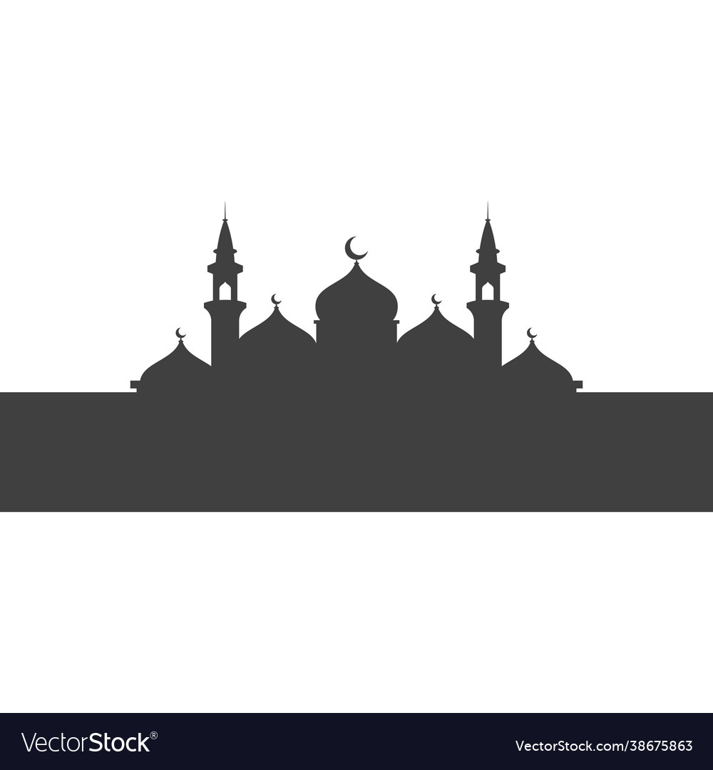 Mosque background Royalty Free Vector Image - VectorStock