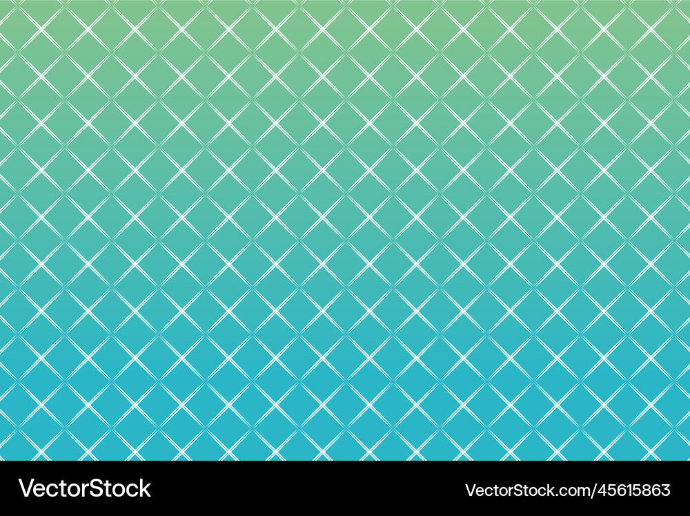Pattern with geometric elements in blue-green Vector Image