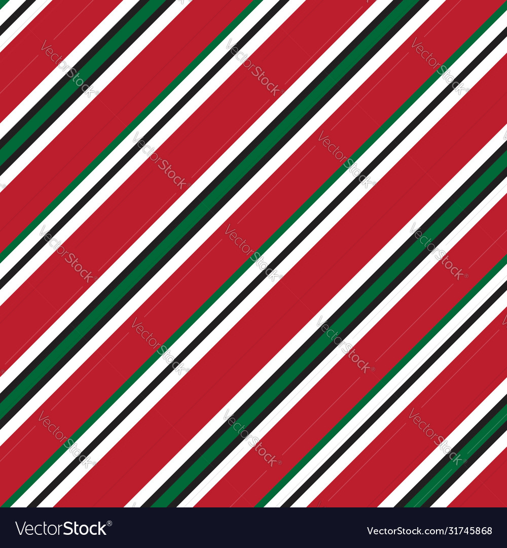 Christmas stripe seamless pattern background Vector Image