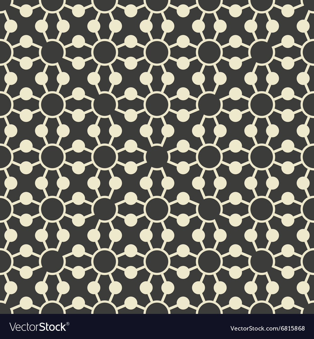 Circle seamless pattern wallpaper Royalty Free Vector Image