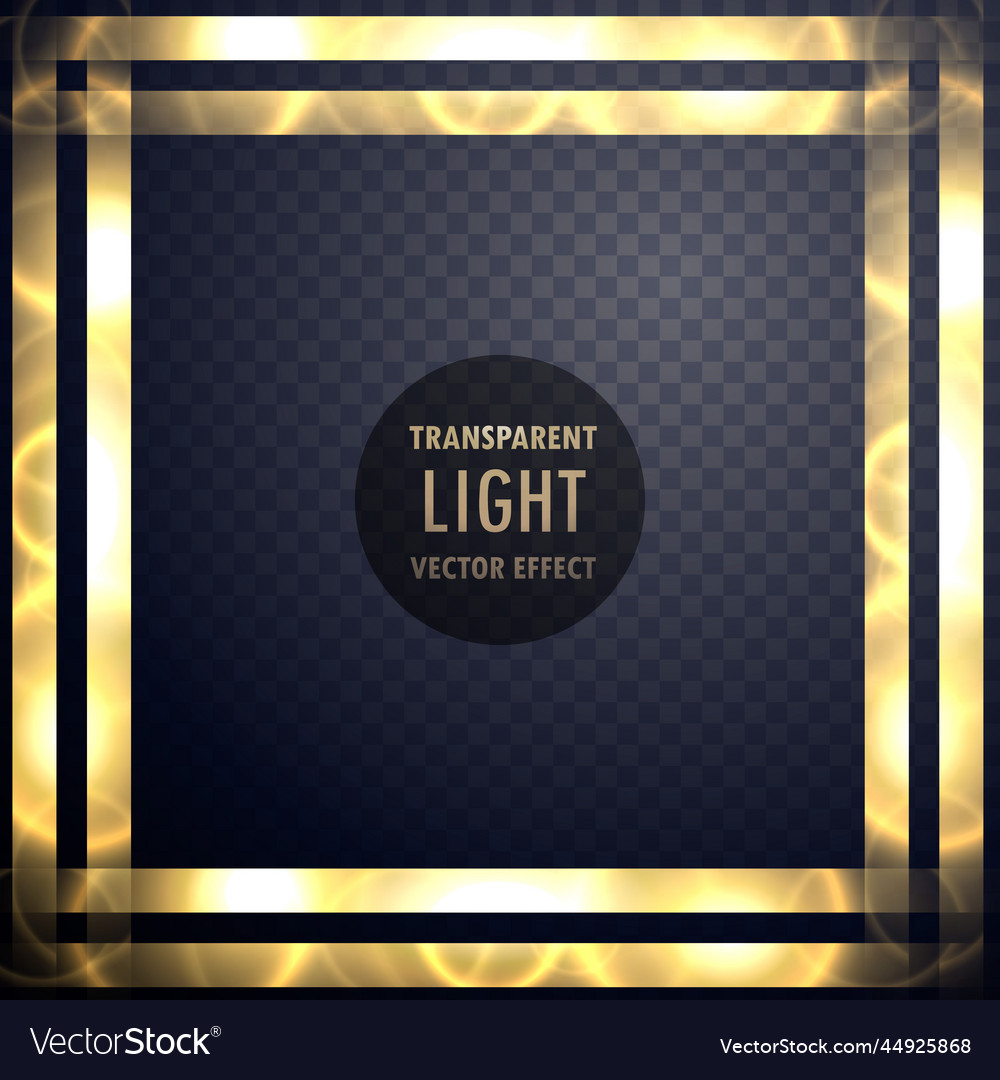 Dynamic light frame effect background Royalty Free Vector